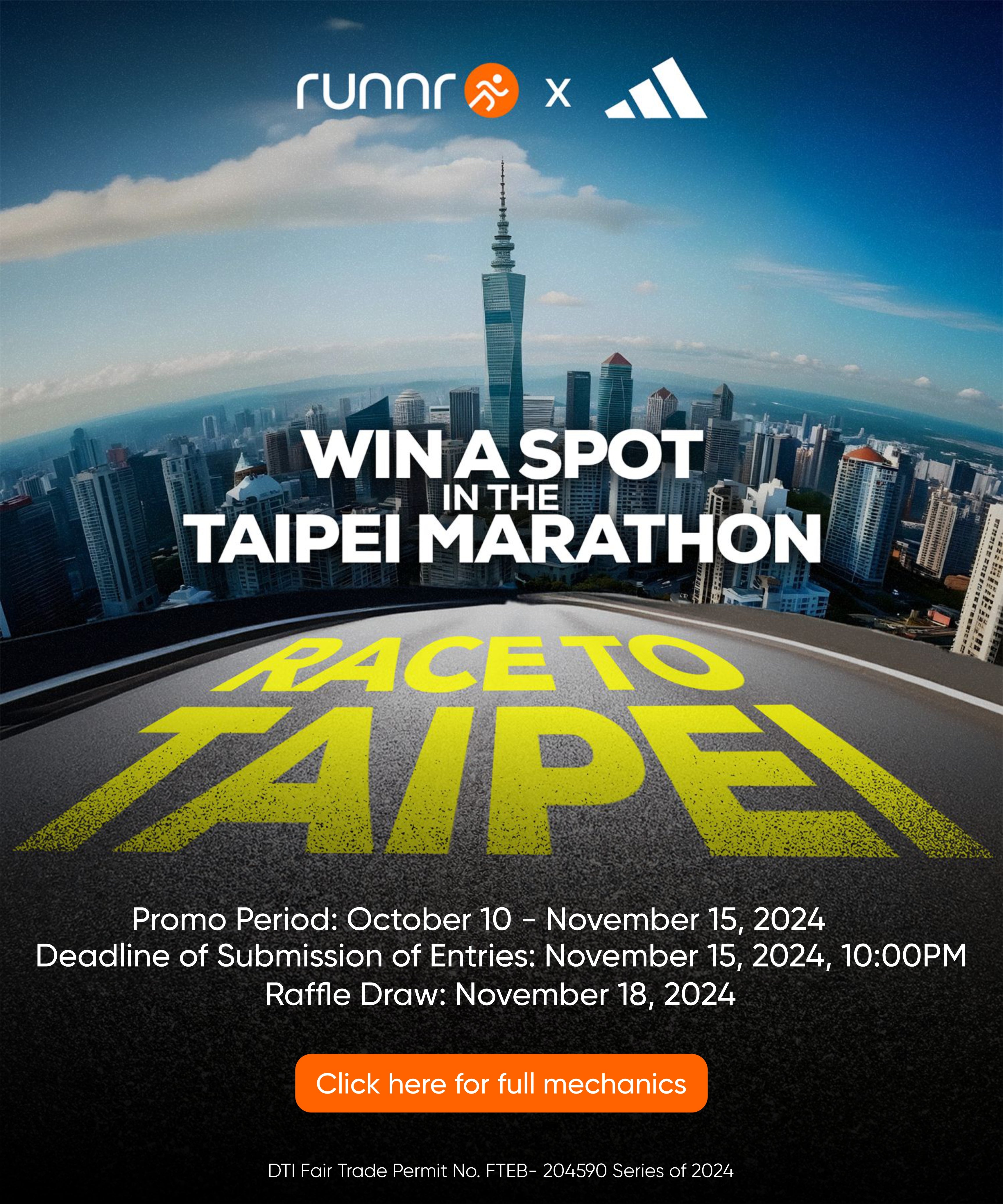 Runnr X Adidas Taiwan Marathon Giveaway