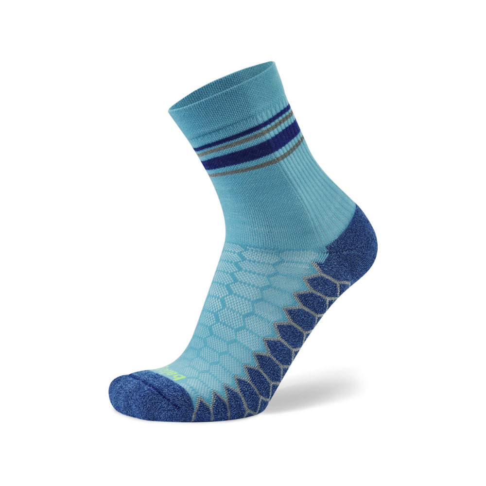 Balega Fa23 Silver Mini Crew Running Socks Cobalt 648035 - runnr – Runnr