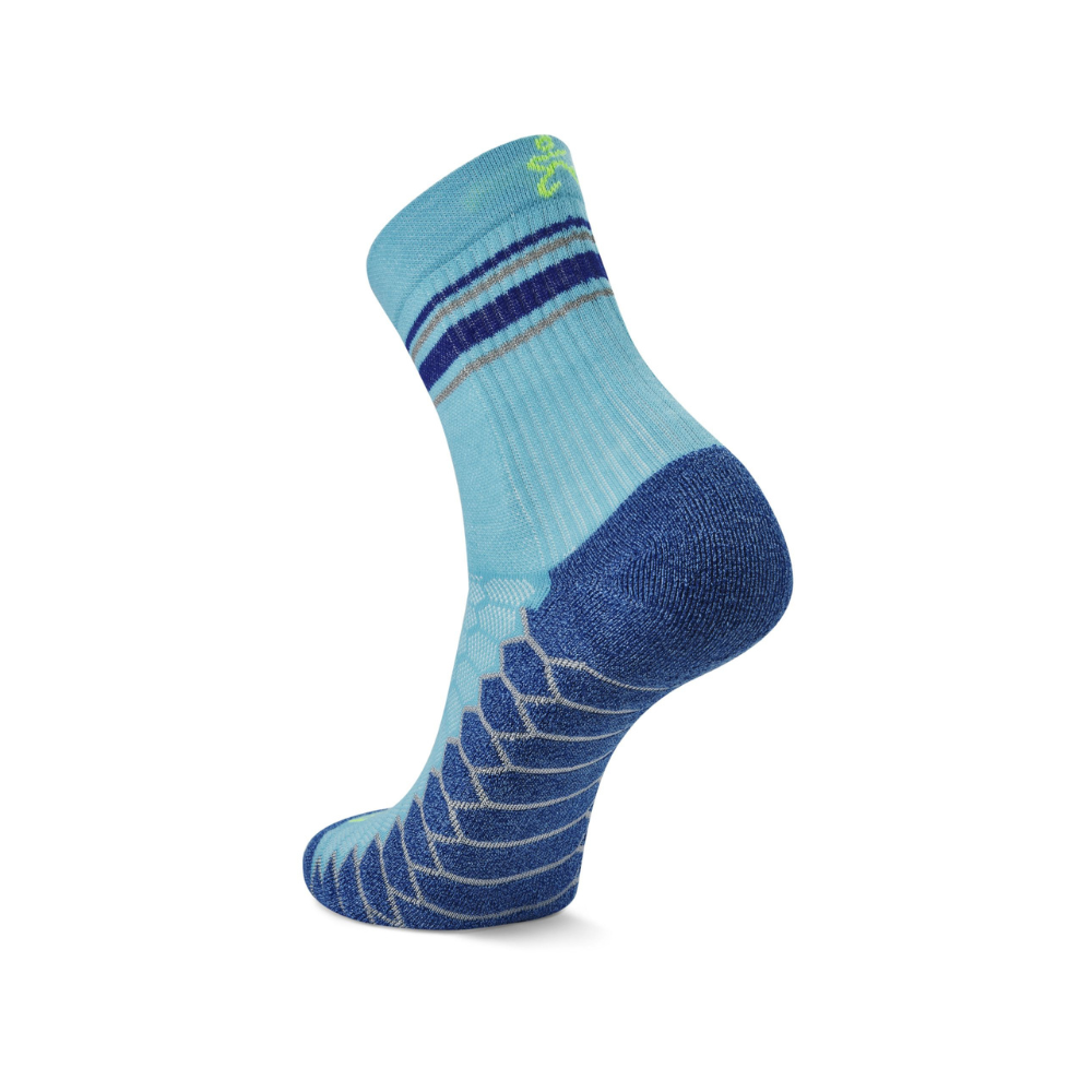 Balega Fa23 Silver Mini Crew Running Socks Cobalt 648035 - runnr – Runnr
