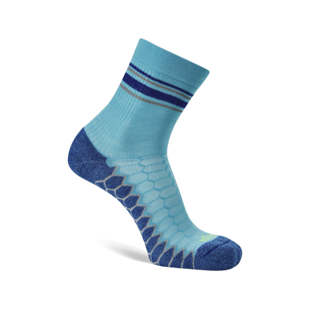 Balega Fa23 Silver Mini Crew Running Socks Cobalt 648035 - runnr – Runnr