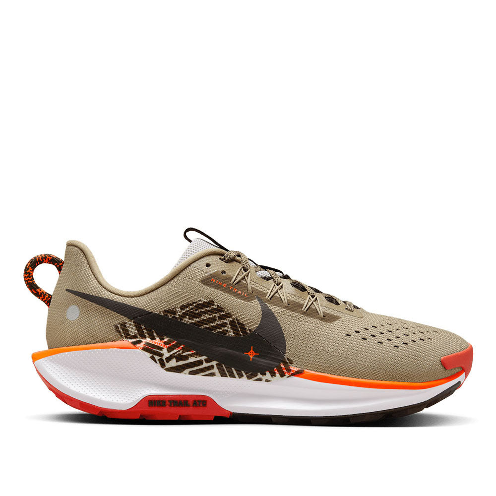 Nike Men's Pegasus Trail 5 Trail Running Shoes Khaki Velvet Brown Hyper Crimson - runnr – Runnr