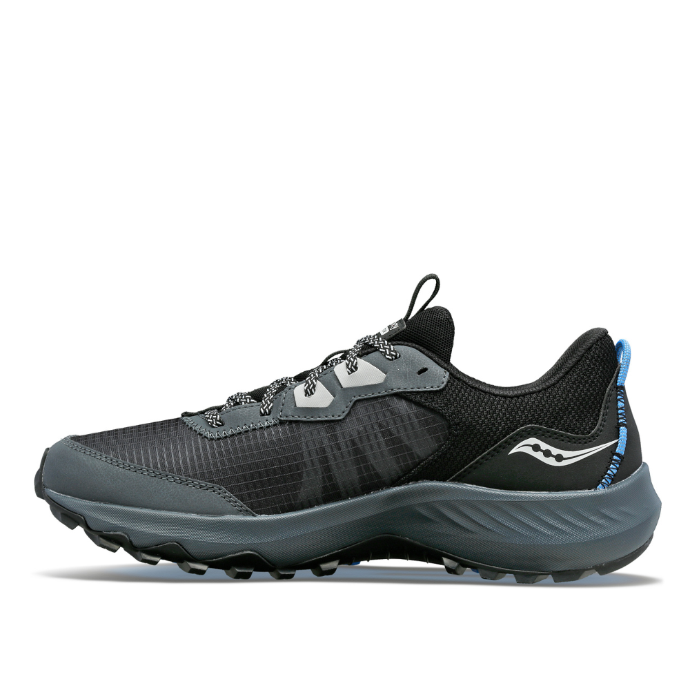 Saucony Men's Aura TR GTX Trail Running Shoes Shadow Black - Runnr